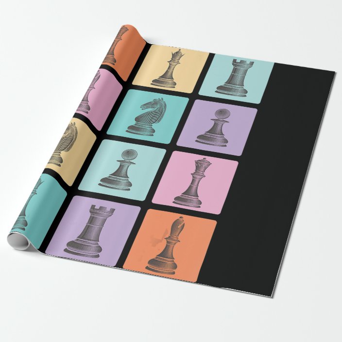Chess Gift | I Really Love The Chess Pieces Wrapping Paper | Zazzle.com