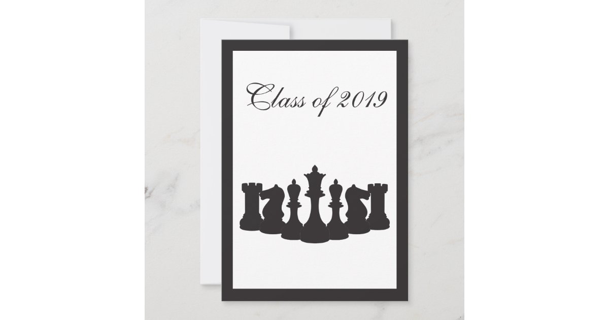 Chess Graduation Party Invitation | Zazzle