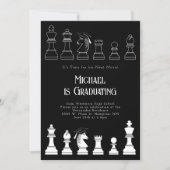 Chess Graduation Party Invitation | Zazzle
