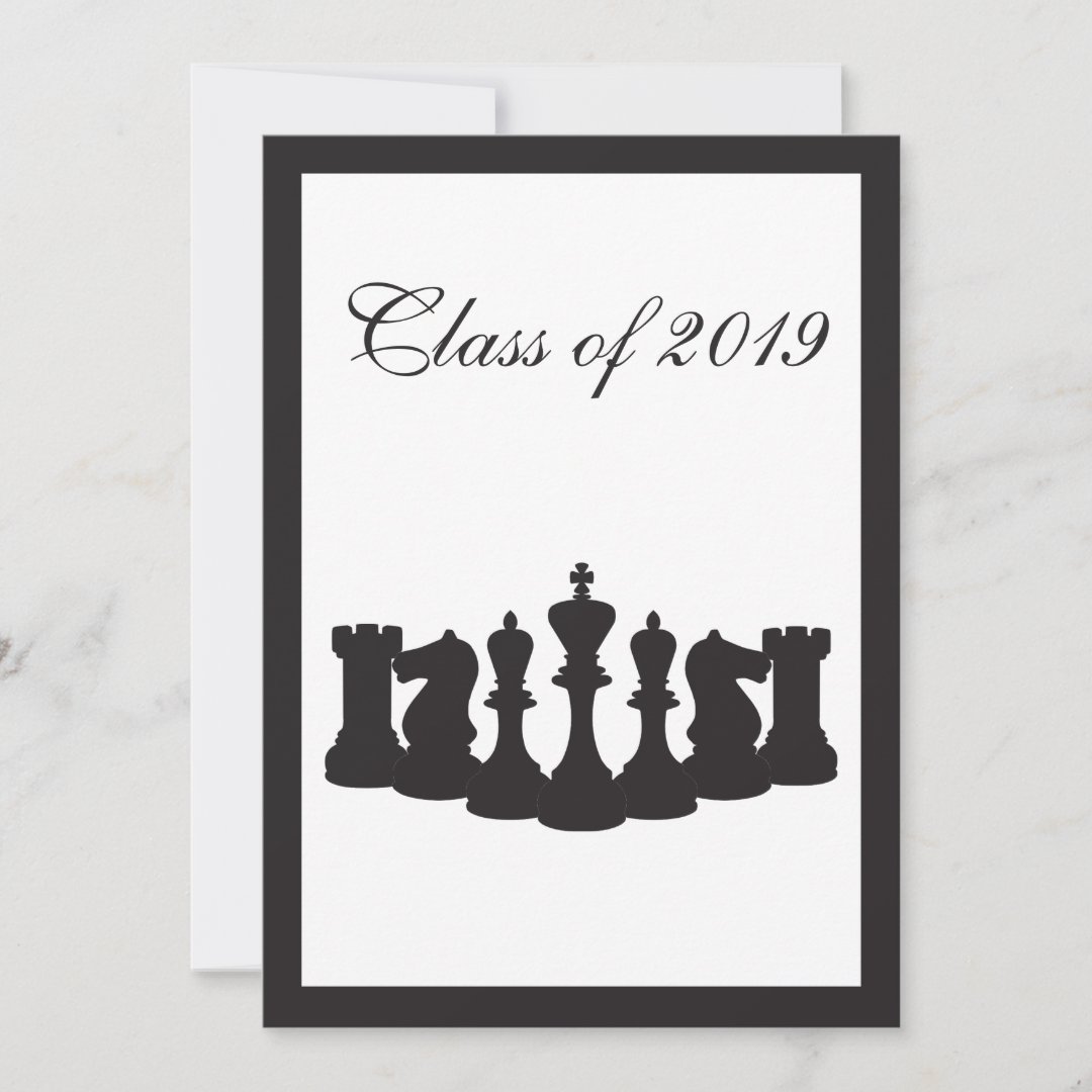 Chess Graduation Party Invitation | Zazzle