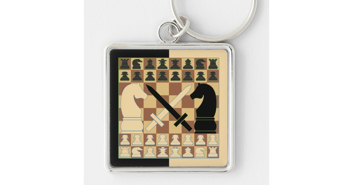 CHESS KEYCHAIN | Zazzle