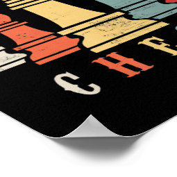 Chess Lover | Chess Set Checkmate Gift Poster | Zazzle