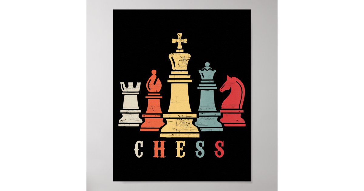 Chess Lover | Chess Set Checkmate Gift Poster | Zazzle