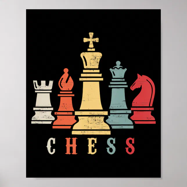 Chess Lover | Chess Set Checkmate Gift Poster | Zazzle