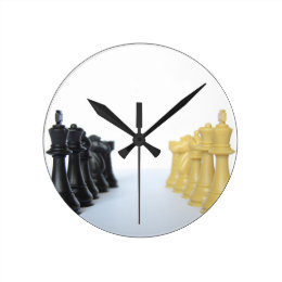 Chess Wall Clocks | Zazzle