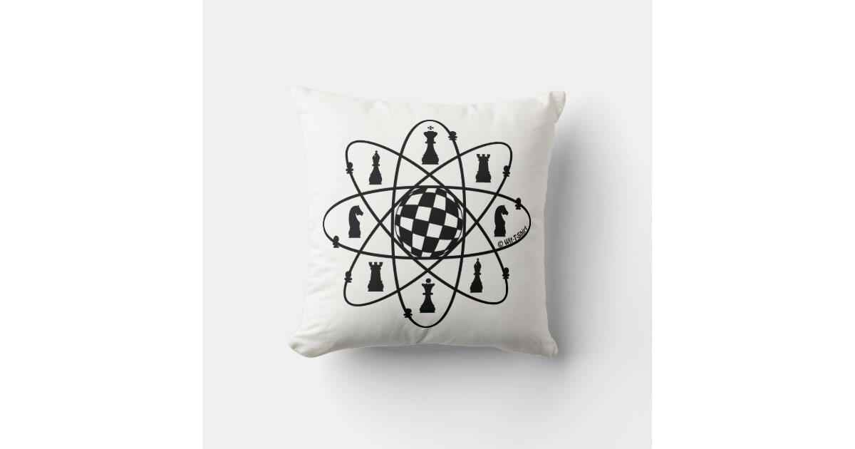 chess matter, chess atom pillow | Zazzle