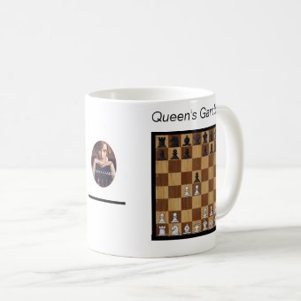 Chess Opening Coffee Mug - The Queen's Gambit | Zazzle