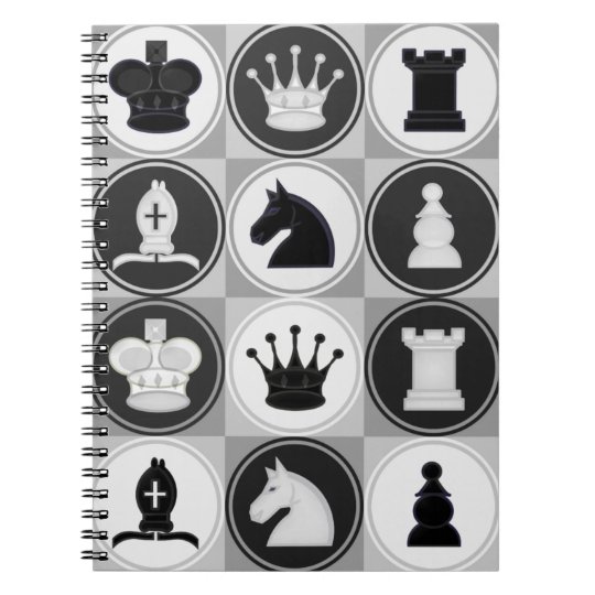 Chess Pattern Notebook | Zazzle.com