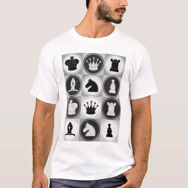 Chess Pattern T-Shirt | Zazzle