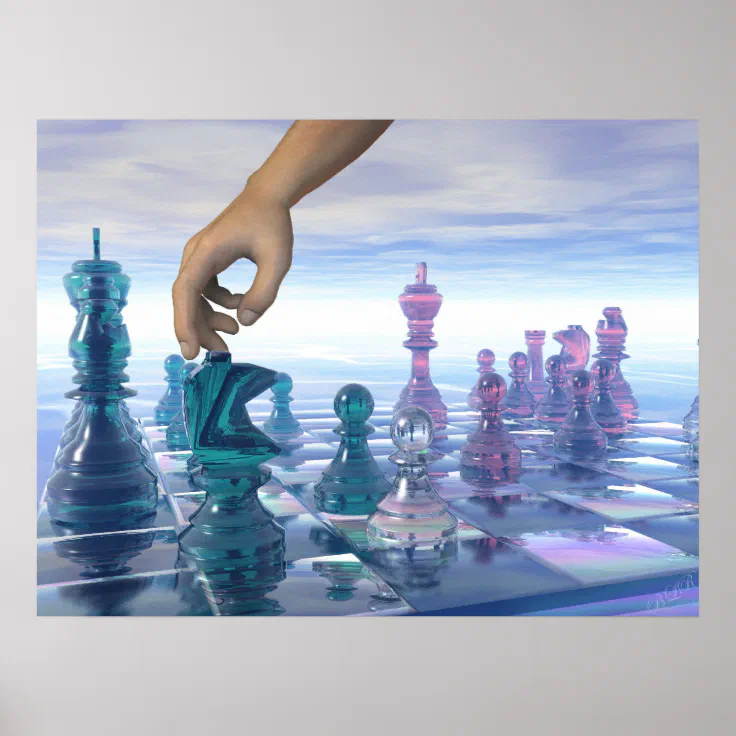 Chess Player Poster | Zazzle