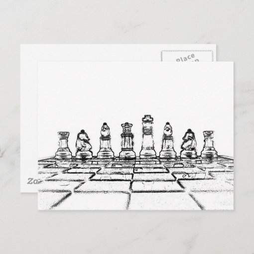 Chess Postcard | Zazzle