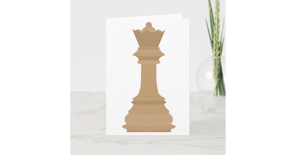 Chess Queen Card | Zazzle