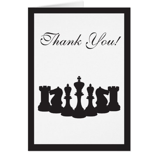 Chess Thank You Card | Zazzle.com