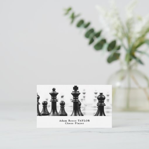 Chessboard, Chess Club Business Card | Zazzle