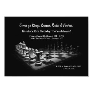 Chess Invitations | Zazzle
