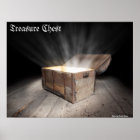 Antique Treasure Chest Poster | Zazzle.com