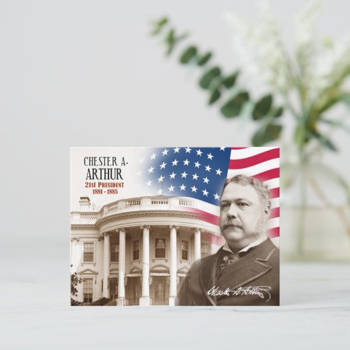 Chester A. Arthur - 21st President of the U.S. Postcard | Zazzle