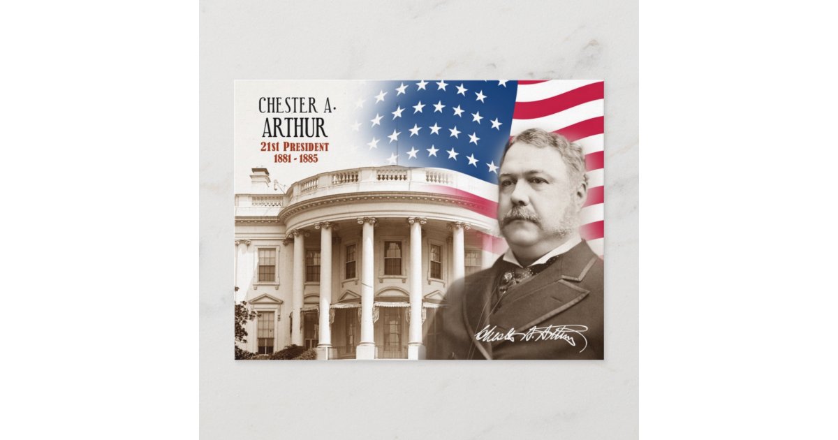 Chester A. Arthur - 21st President of the U.S. Postcard | Zazzle
