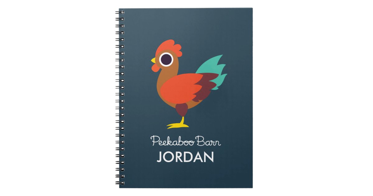 Chester the Rooster Notebook | Zazzle