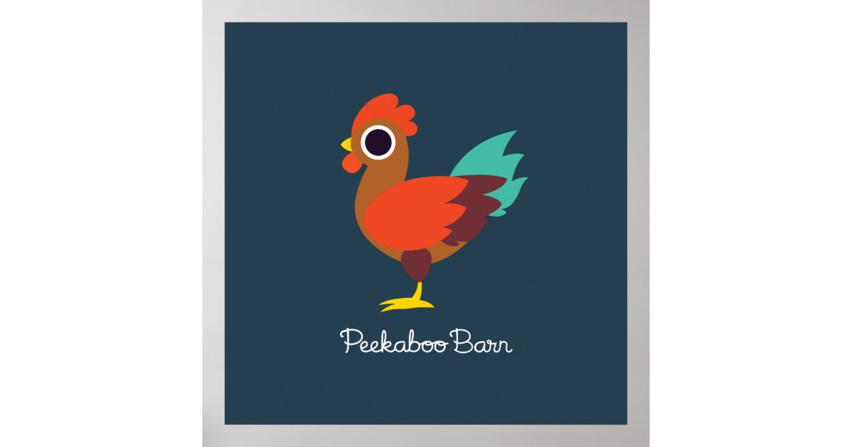 Chester the Rooster Poster | Zazzle