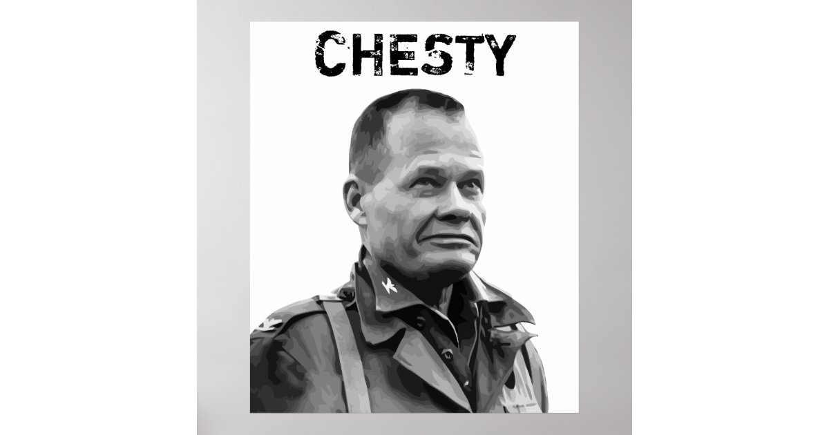 "Chesty" Puller Poster | Zazzle