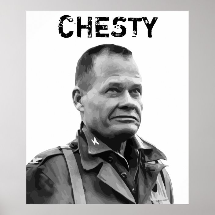"Chesty" Puller Poster | Zazzle.com