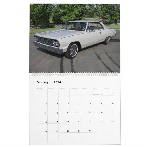 Chevrolet Car Calendar | Zazzle
