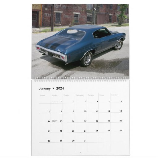 Chevrolet Car Calendar | Zazzle