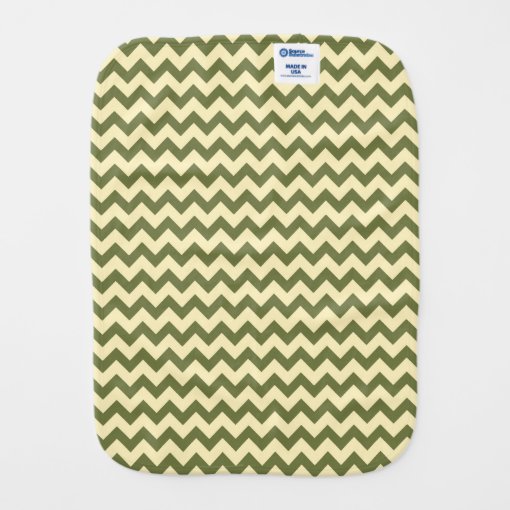 Chevron Deer Buck Camouflage Personalize Burp Cloth | Zazzle