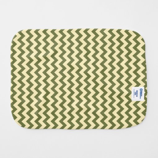 Chevron Deer Buck Camouflage Personalize Burp Cloth | Zazzle