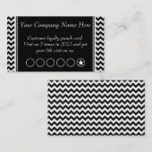 Chevron Discount Promotional Punch Card | Zazzle