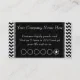 Chevron Discount Promotional Punch Card | Zazzle