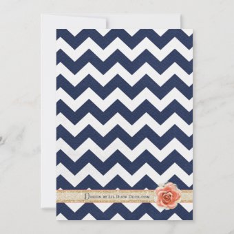 Chevron Garden Bridal Shower Invitations | Zazzle