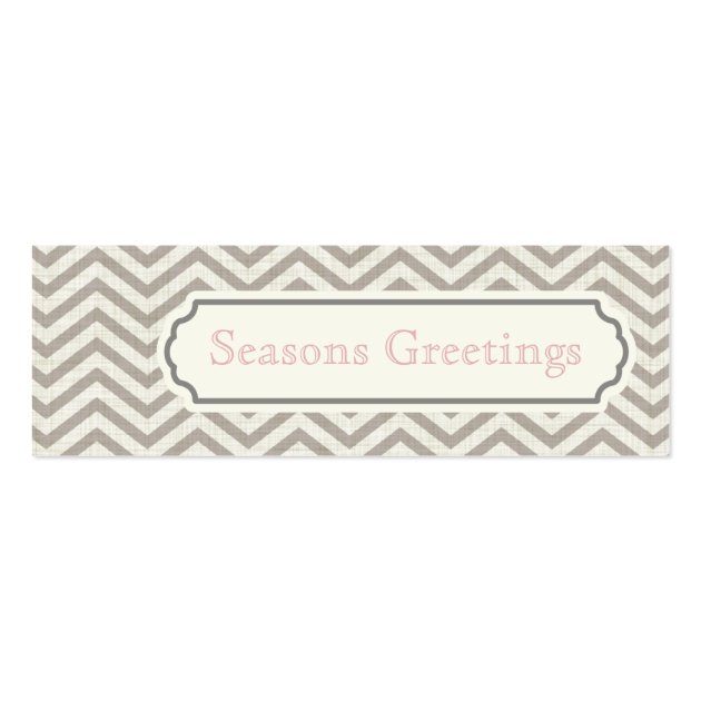 Chevron Gift Tags, Profile Cards Business Cards