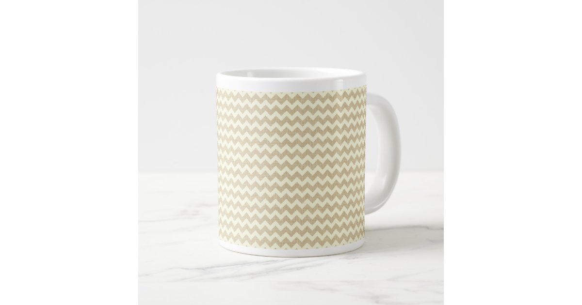 Chevron Pattern Giant Coffee Mug | Zazzle