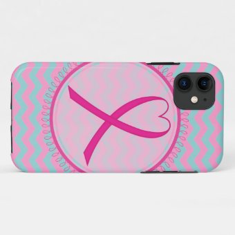 Chevron Pink Ribbon iphone 5 Case | Zazzle