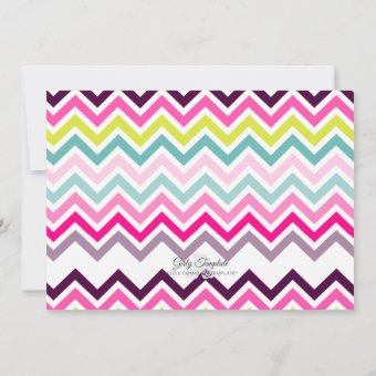 Chevron Retro Groovy Owl Birthday Party Invitation | Zazzle