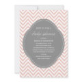 CHEVRON SHOWER | BABY SHOWER INVITATIONS | Zazzle