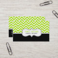 Chevron Stripes Business Card | Zazzle