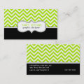 Chevron Stripes Business Card | Zazzle