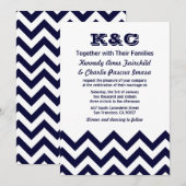 Chevron Wedding Invitations | Zazzle