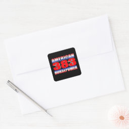 chevy 383 stroker square sticker | Zazzle