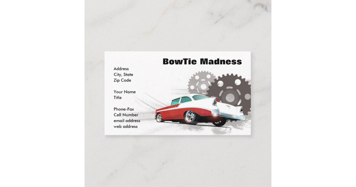 Chevy Belair Business Card | Zazzle