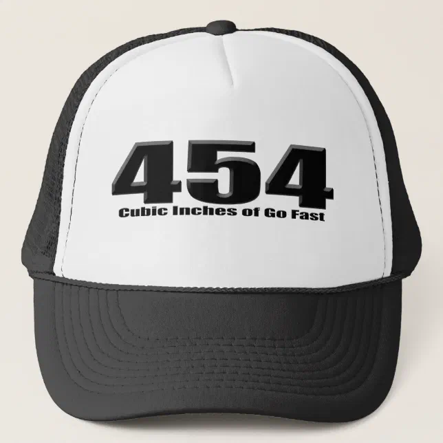 Chevy big block 454 trucker hat | Zazzle
