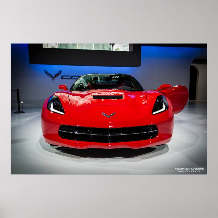 Chevy Corvette Stingray Poster | Zazzle