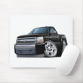 Chevy Silverado Black Truck Mouse Pad | Zazzle