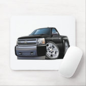 Chevy Silverado Black Truck Mouse Pad | Zazzle