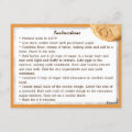 Chewy Snickedoodle Cookies Recipe Postcard | Zazzle