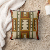 Cheyenne style 1860's parfleche design throw pillow | Zazzle