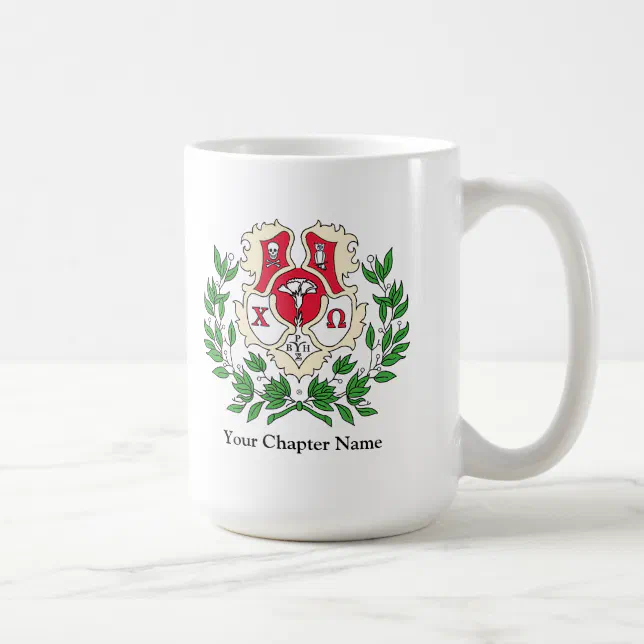 Chi Omega Crest Coffee Mug | Zazzle